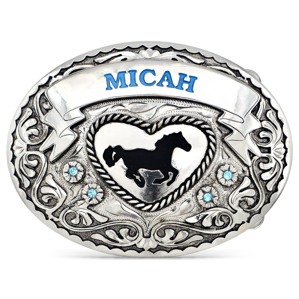 Dreamy Horse Custom Buckle – Cowboss Silversmiths
