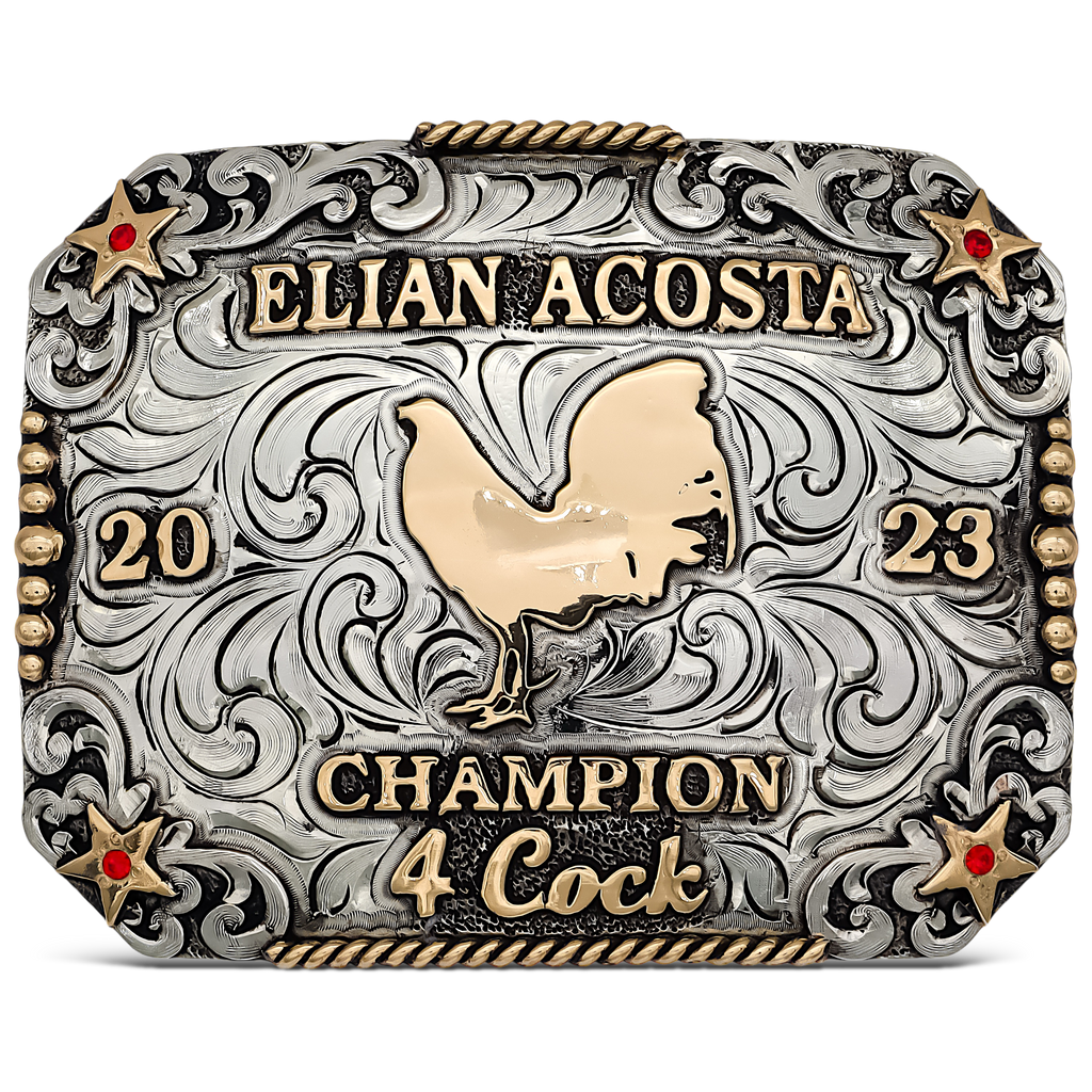 The CEO Custom Buckle – Cowboss Silversmiths