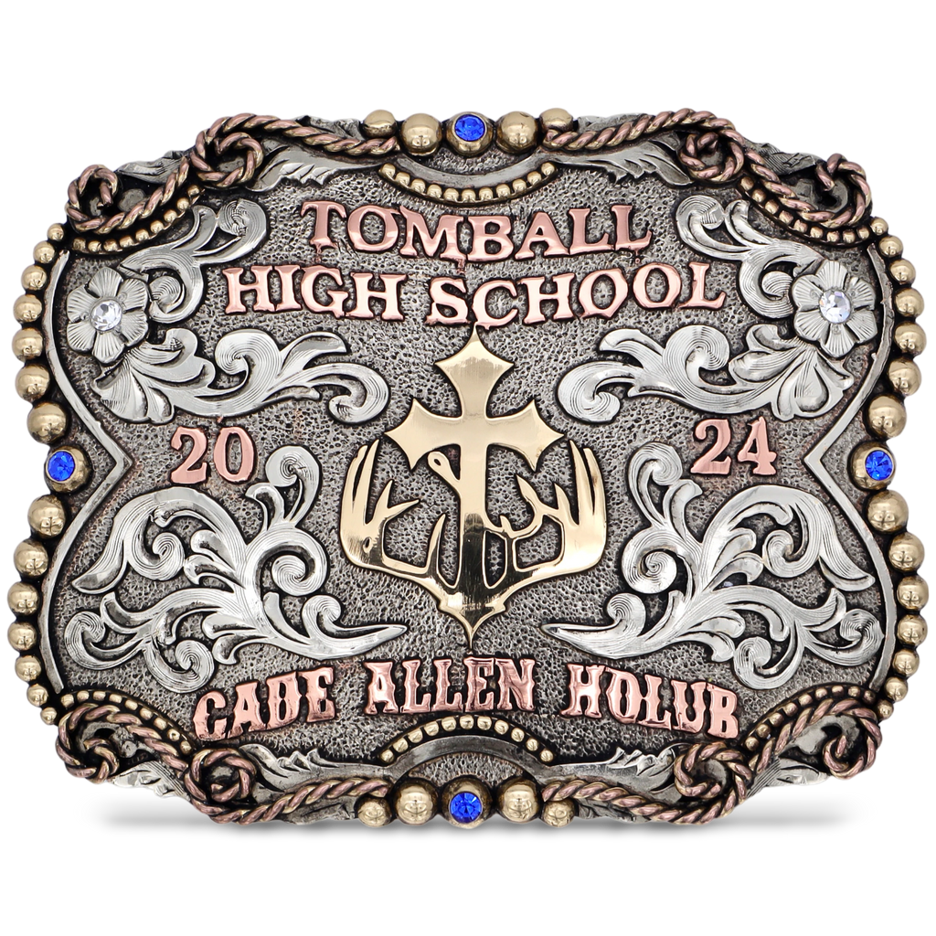 Ranchero's Gold Custom Buckle – Cowboss Silversmiths