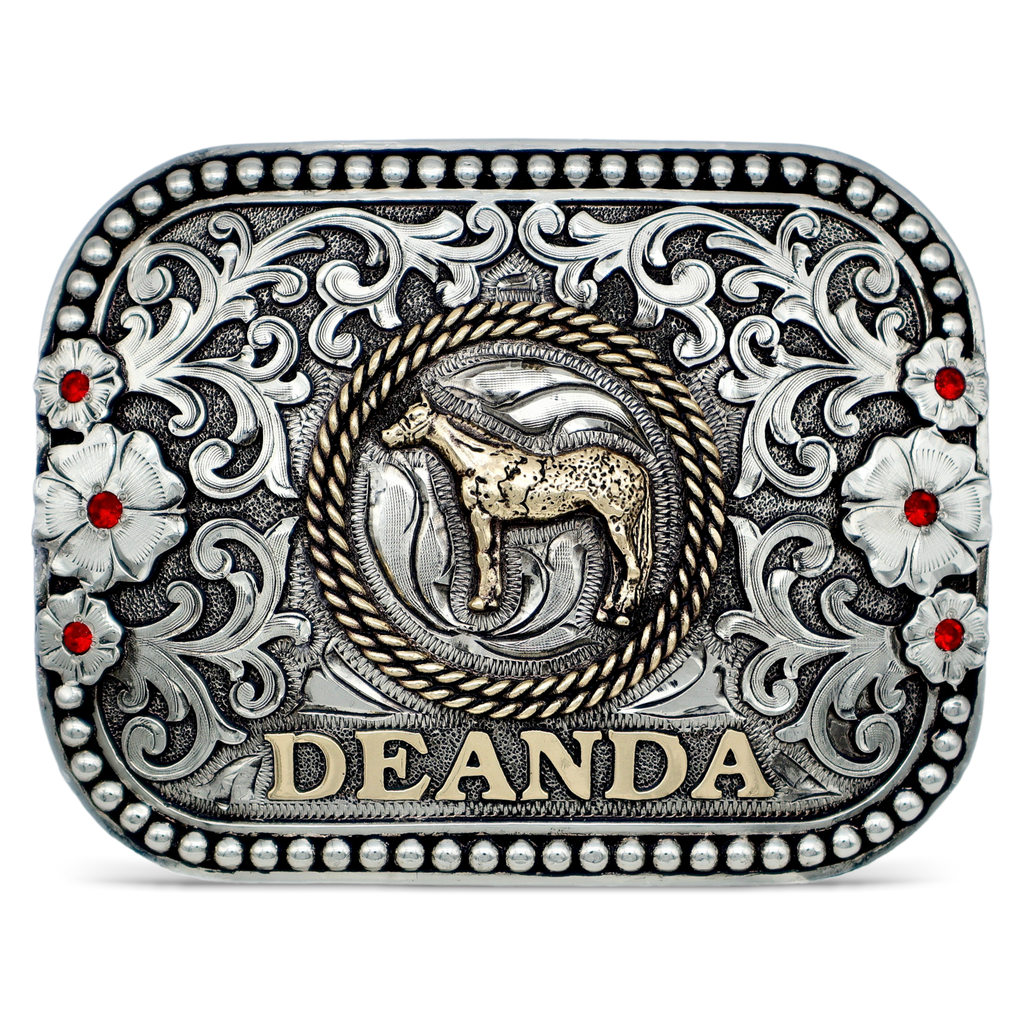 Galloping Grace Custom Buckle – Cowboss Silversmiths