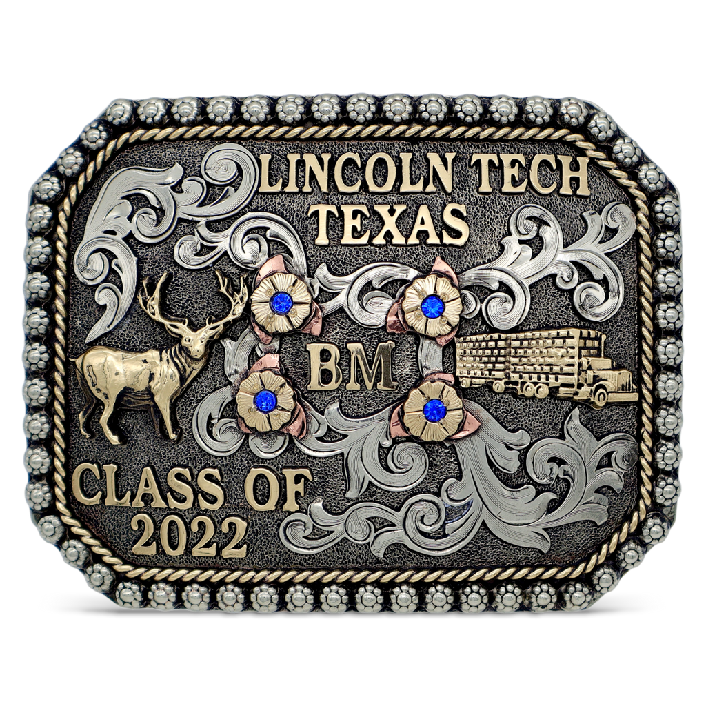 Making Waves Custom Buckle – Cowboss Silversmiths