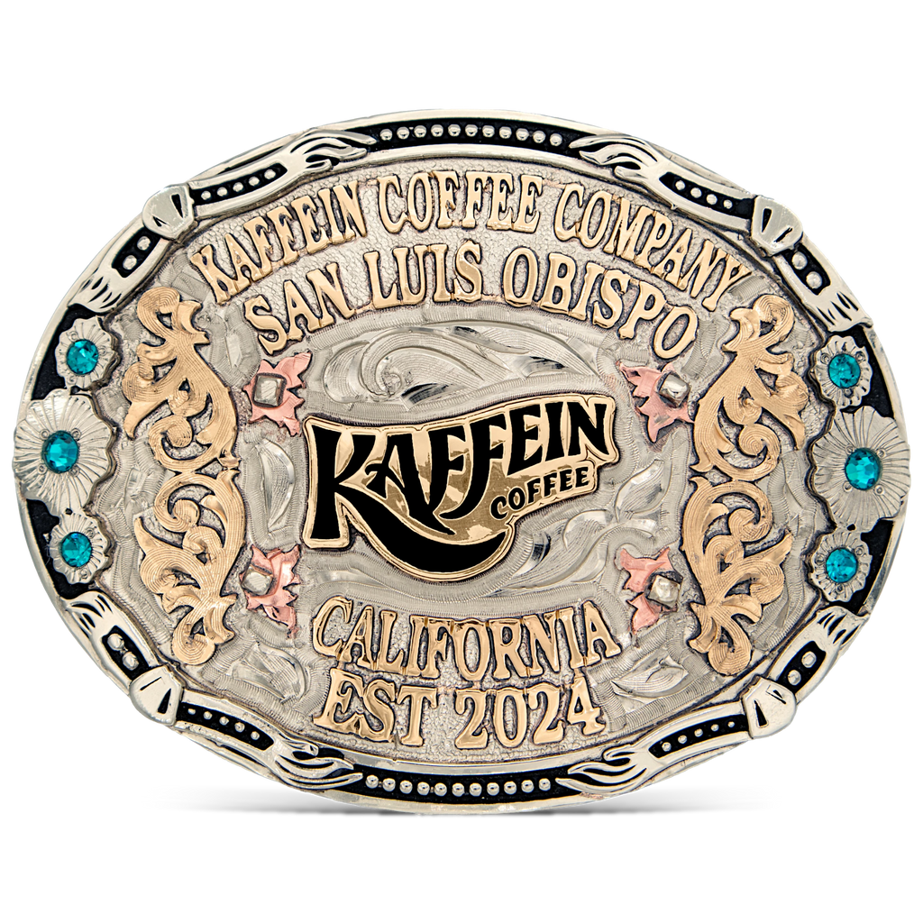 Wagon Wheel Custom Buckle – Cowboss Silversmiths