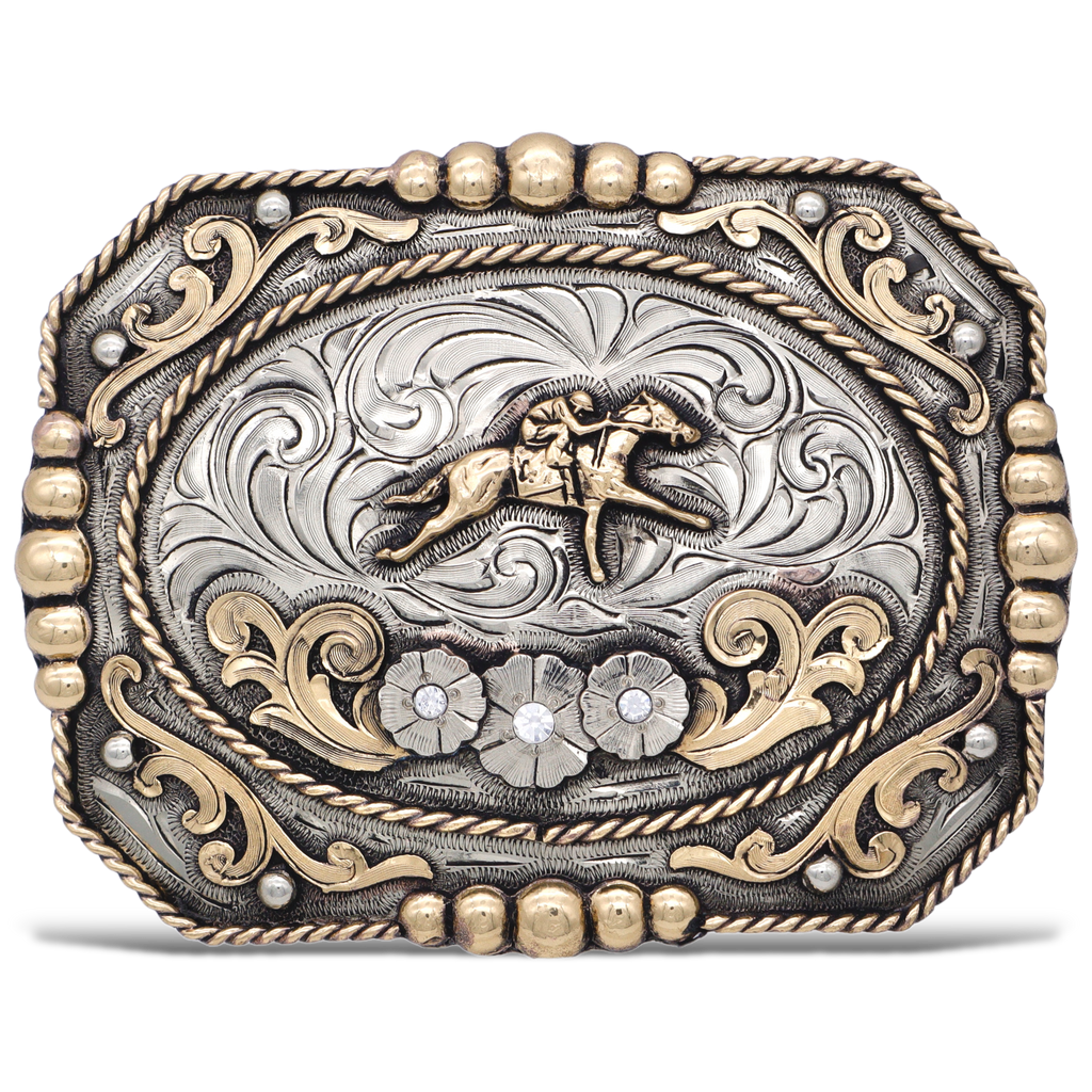 Rogue Rider Custom Buckle – Cowboss Silversmiths