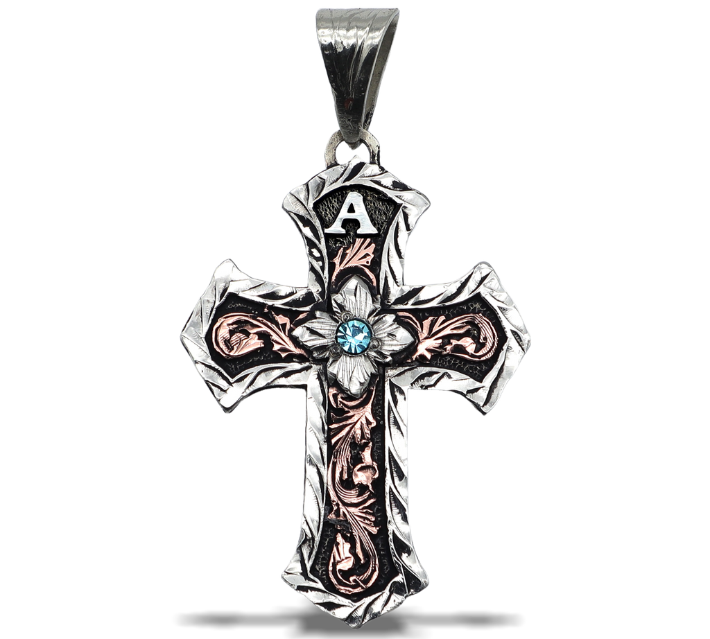Faithful Trails Custom Cross Pendant – Cowboss Silversmiths