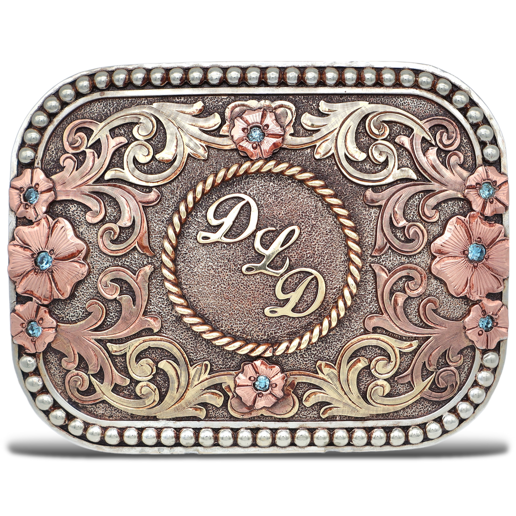 Pretty In Pink Custom Buckle – Cowboss Silversmiths
