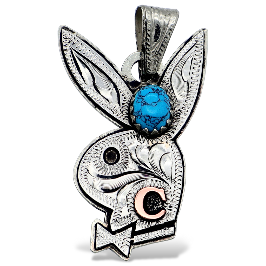 Rodeo Rabbit Custom Pendant – Cowboss Silversmiths