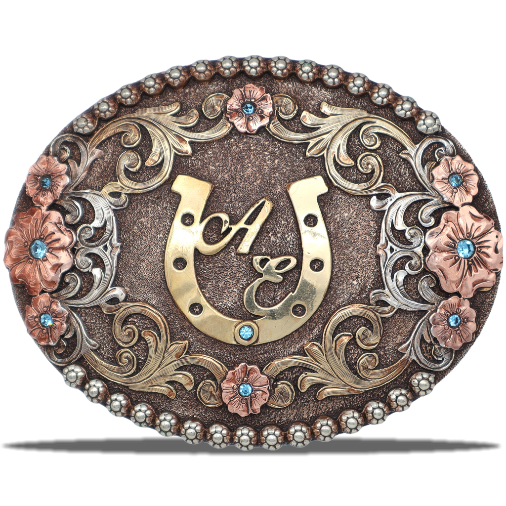 Rustic Rose Custom Buckle – Cowboss Silversmiths